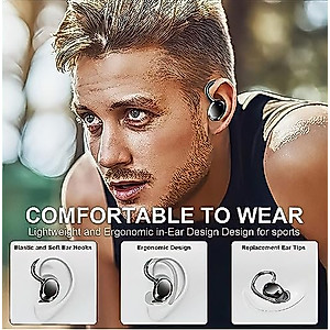 Upgrade Your Everyday Headphones or Wired Earbuds with These Workout, Noise Cancelling Earbuds, True Wireless Earbuds Over Ear Dynamic Sounding TWS i25 Bluetooth v5.1, HiFi, Waterproof Earbuds.