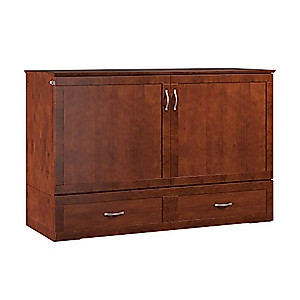 AFI Hamilton Murphy Bed Chest, Queen, Walnut