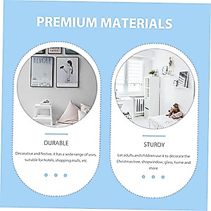 IMIKEYA 3 Sets Shower Decor Fake Ornament Felt Party Art Ceiling Hanging Christmas Cloud Decorative White Baby Decoration Artificial Pendants Favor D Wedding Decorations