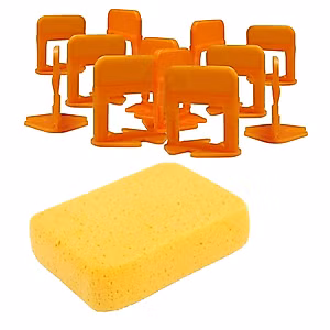 Emaistore Tile Leveling System (5/32 Inch) – 2000 Tile Spacers – Compatible with Most Wedges for Smooth, Seamless Floor & Wall Tile Installation – 4mm Ceramic & Stone Spacers