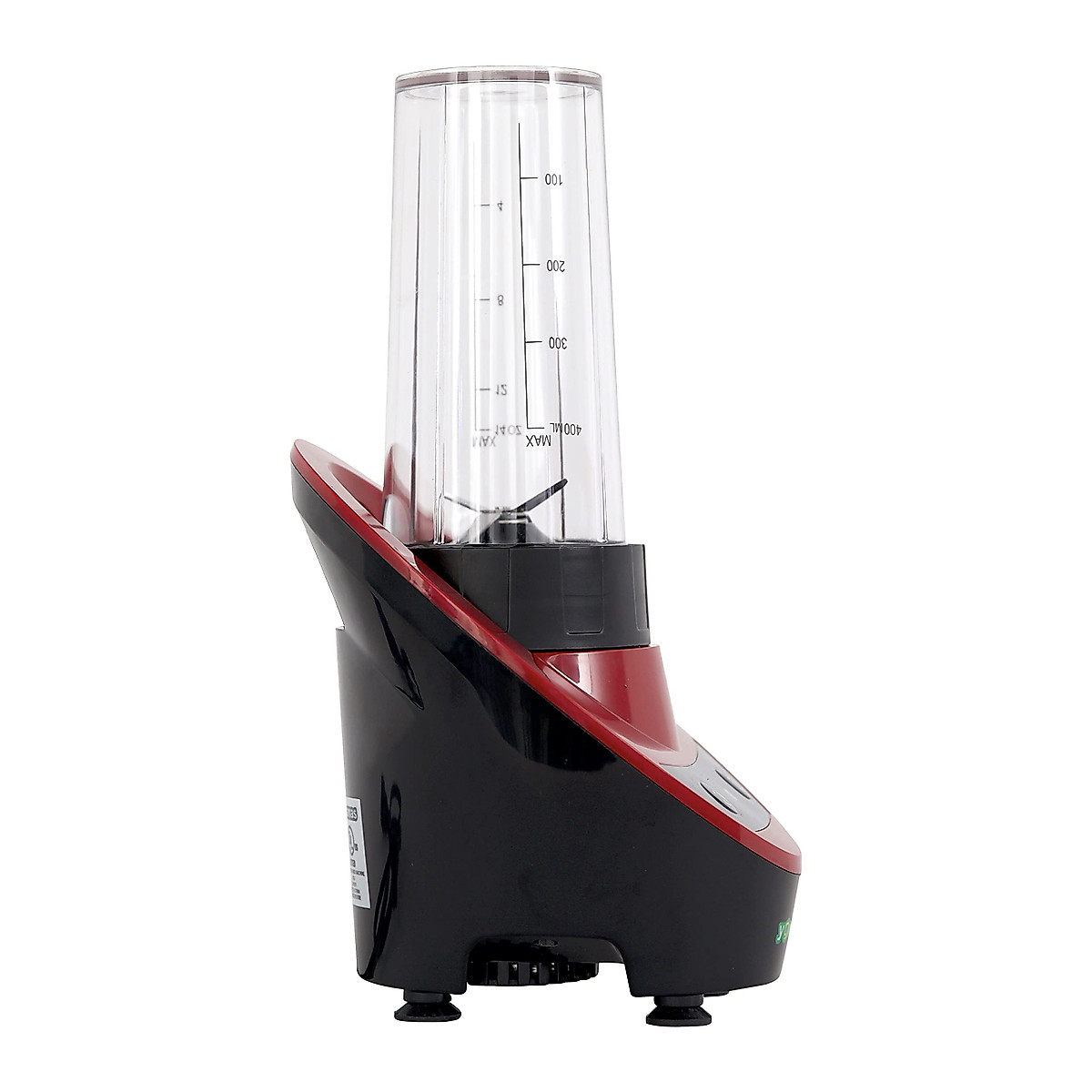 Yonanas Personal Blender with 13.5-Ounce Portable Cup and Drinking Lid for Shakes and Smoothies, BPA Free, 300-Watts, Red