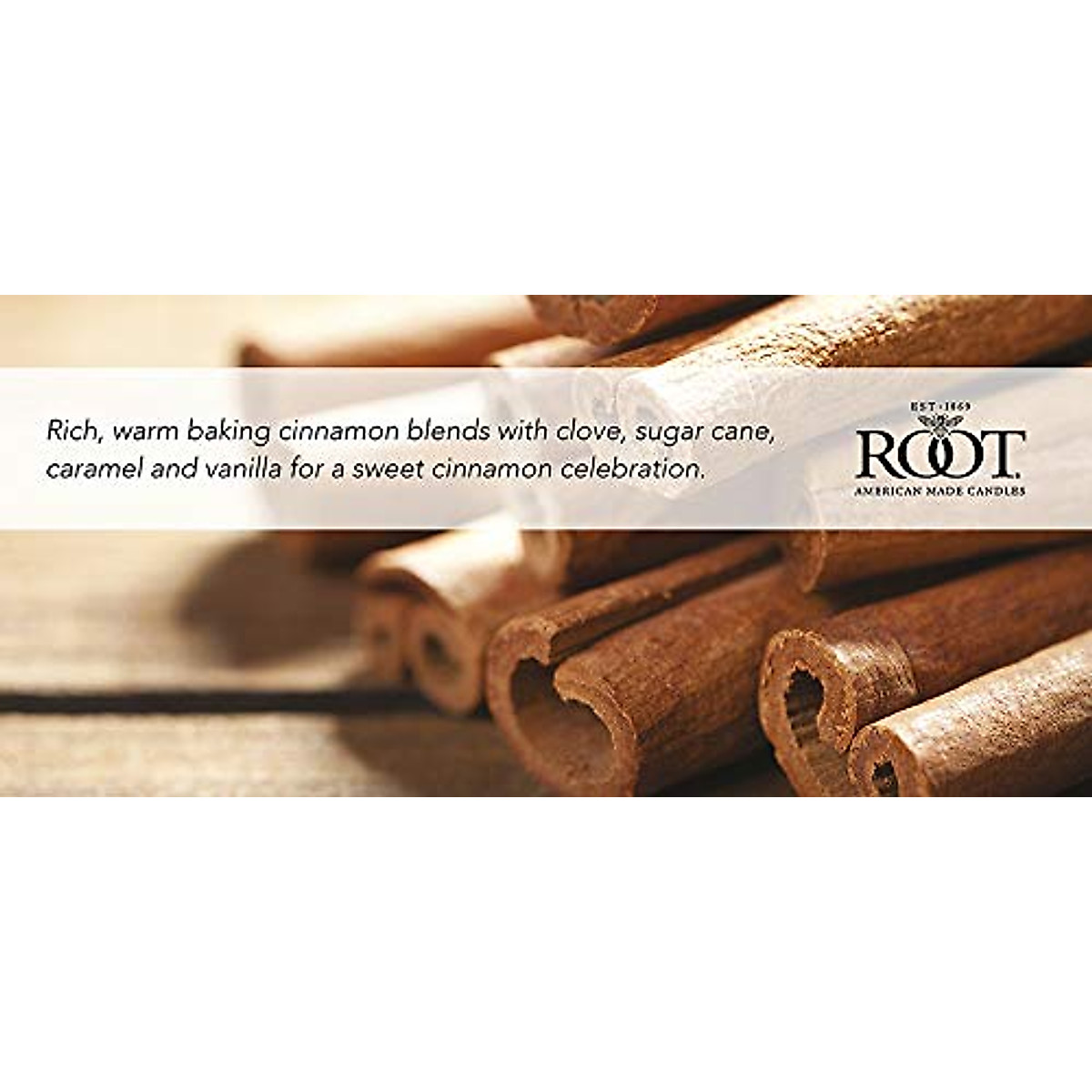 Root Candles Honeycomb Veriglass Scented Beeswax Blend Candle, Cinnamon Spice