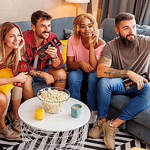 Harloon 36 Sets Movie Party Invitations Movie Night Theater Party Birthday Invitations Cards Popcorn VIP Party Ticket with Envelopes Postcards Birthday Red Carpet Party Supplies