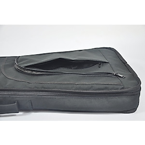 Tosnail Mini Strat Gig Bag - 10mm Padding & Shoulder Strap - Black
