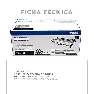 Brother International TN720 Standard Yield Toner