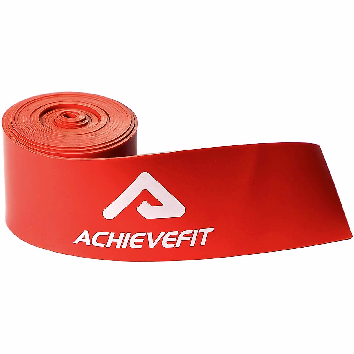 ACHIEVE FIT Muscle Compression Floss Bands - Therapy Rehab Band for Increasing Mobility - Recovery Fitness Bands for Tack and Flossing - Includes Nylon Travel Pouch Bag (2X Red 7' x 2" X 1.5 MM)