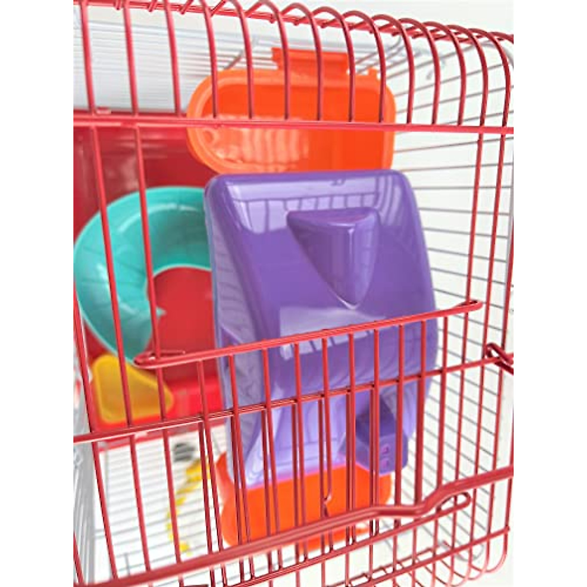 Small Hamster Rodent Cage Habitat Playhouse Gerbil Mouse Mice + Accessories New