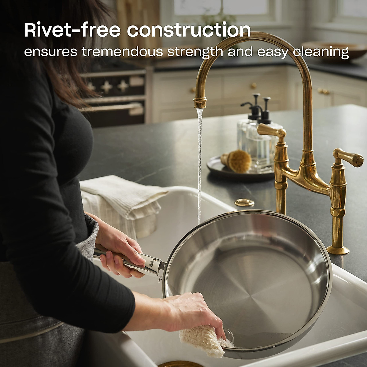 Fissler Steelux Pro Stainless Steel Fry Pan, 11”