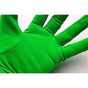 Aniler Chromakey Gloves Green Chroma Key Mask Hood Invisible Effects Background Chroma Keying Green Gloves Mask for Green Screen Photography Photo Video (10" Green Gloves)