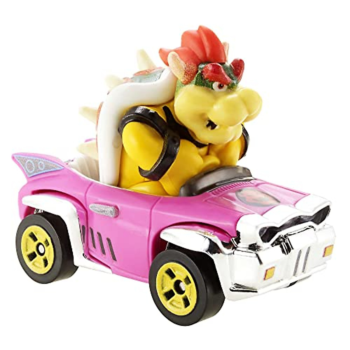 Hot Wheels GBG31 Mario Kart 1:64 Die-Cast Bowser with Badwagon Vehicle