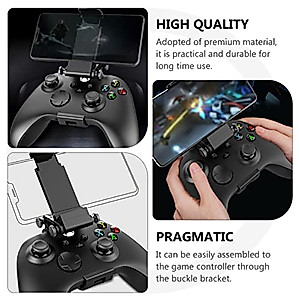 SOLUSTRE Controller Holder Controller Grips Controller Phone Stand with Holder Gamepad Mounted Conter Mount Cell Game Compatible Adjustable Bracket for Plastic Controller Holder Controller Grips