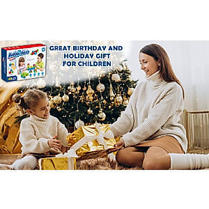 ATKSH 48 PCS Push Pop it Blocks, Sensory Fidget Toy, Stress Relief & Autism Sensory Toy for Children