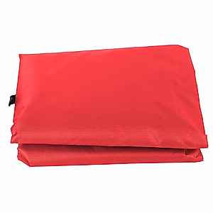 Andraw Easy to Clean Non‑Fading Swing Chair Cushion,Three seat Swing Replacement Cushions Swing Seat Cover, Waterproof Yard Garden Lawn(red),