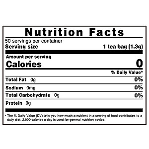 TEARELAE - Butterfly Pea Flower Tea - 50 Count Butterfly Pea Flower Tea Bags - Natural Coloring for Food, Baking, Iced Tea - Caffeine-Free, Non-GMO