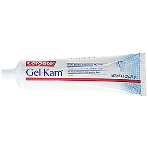 Colgate, PPAX1176035, Gel-Kam Fluoride Preventive Treatment, Gel Mint Flavor, 4.30 Ounce Tube, 1 Pack