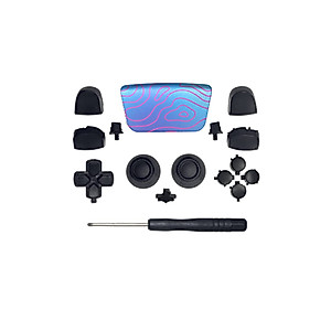 Full Housing Shell DIY Replacement Shell Custom Faceplate for PS5 Controller with Screws Tools (Controller Shell)
