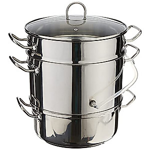 Norpro 619 Stainless Steel Steamer/Juicer, One Size, without Canning Kit