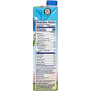 Almond Breeze Dairy Free Almondmilk Unsweetened Original 32 Oz Boxes, 6 Count