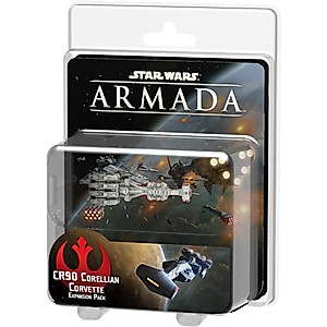 Star Wars: Armada CR90 Corellian Corvette EXPANSION PACK - Rebel Fleet Versatility! Tabletop Miniatures Strategy Game for Kids & Adults, Ages 14+, 2 Players, 2 Hour Playtime, Made by Atomic Mass Games