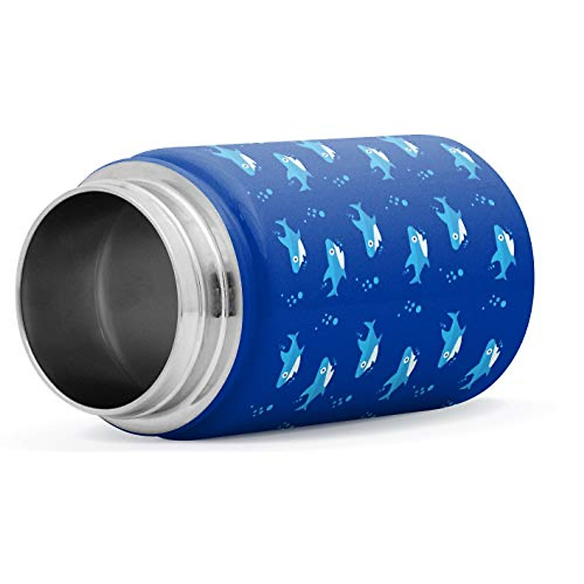 Simple Modern Kids Summit Sippy Cup Thermos 10oz - Stainless Steel Toddler Water Bottle Vacuum Insulated Girls and Boys Hydro Travel Cup Flask -Shark Bite Purple