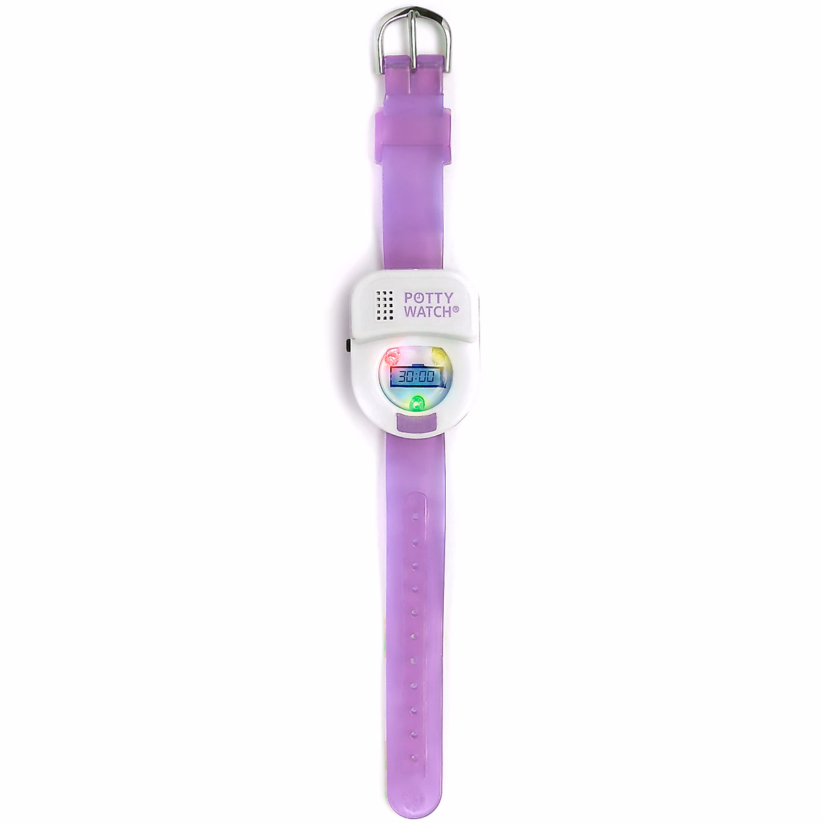 Potty Watch for Kids Potty Training - Potty Training Watch with 3 Fun Flashing Lights and Music - Water-Resistant Watch - Potty Watch Remind Kids Every 30, 60 or 90 Minutes - Purple
