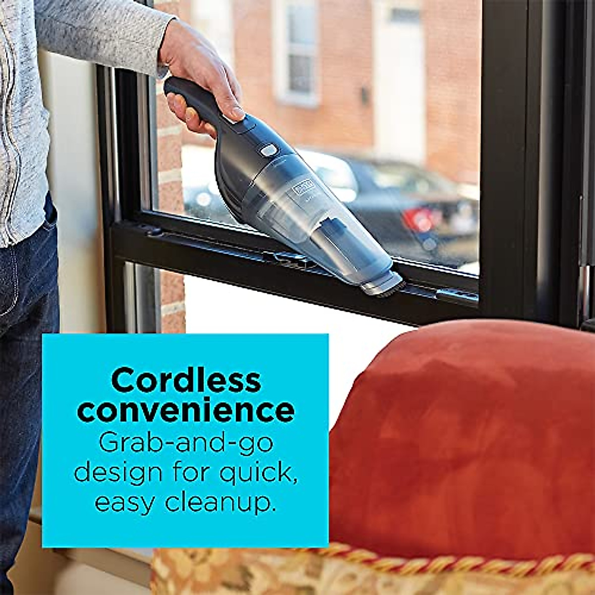 BLACK+DECKER dustbuster, Handheld Vacuum, Cordless (HNV220BCZ01FF)