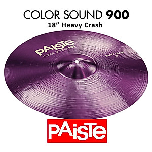 Paiste 18 Inches Color Sound 900 Purple Heavy Crash Cymbal