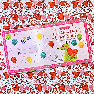 How Many Do I Love You? A Valentine Counting Padded Picture Board Book, Ages 1-5 ( )