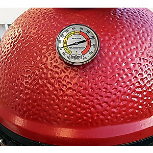 Midwest Hearth Professional Thermometer for Kamado Style Charcoal Grills (3" Dial)