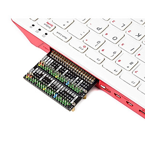 2X 40 PIN GPIO Header Adapter Color-Coded Header Expansion Board for Raspberry Pi 400,Easy Expansion
