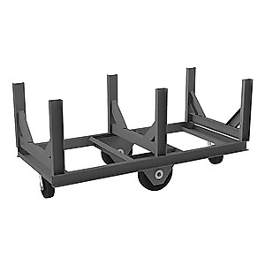 Durham BCTE-2860-4K-95 Bar Cradle Truck, 3 Cradles, Gray