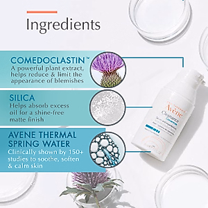 Avene Cleanance Concentrate Blemish Control Serum, clarifying water-gel, fragrance and silicone free, For acne-prone skin, airless pump, 1 Fl Oz