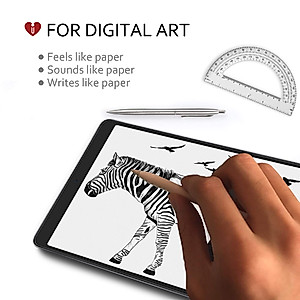 iCarez Matte Screen Protector for 10.2 iPad 9/8 / 7 (2021/2020 / 2019), 2-Pack Anti-glare