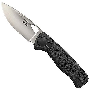 Columbia River Knife & Tool CRKT HVAS Folding Pocket Knife: Compact, Outdoor Survival or Utility Folder for Camping, Hiking, Fishing, or Hunting with Field Strip, and Liner Lock 2817