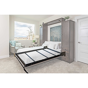 Wilding Wallbeds Murphy Bed Mechanism Kit Vertical Wall Bed, DIY Frame Hardware for Folding Cabinet, Easy to Build Hidden Bed (King)