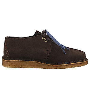 Clarks Originals Mens Desert Trek Suede Dark Brown Shoes 10 US