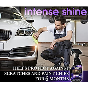 Milwaukee Muscle - 22oz Graphene Ceramic Coating Detail Spray Wax - The Best Protection Against Scratches, Swirls, Paint Chips, No Buff, 6 month Protection, Insane Shine, & Stronger than Car Wax.