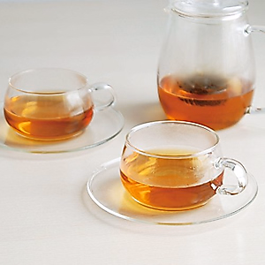 KINTO 8292 UNITEA Cup, 19.7 fl oz (550 ml), Dishwasher and Microwave Safe, Heat-resistant Glass, Gift