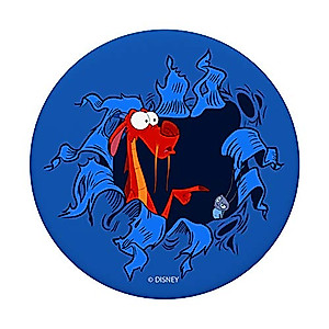 Disney Mulan Mushu & Cri-Kee Popping Out Of Hole PopSockets PopGrip: Swappable Grip for Phones & Tablets