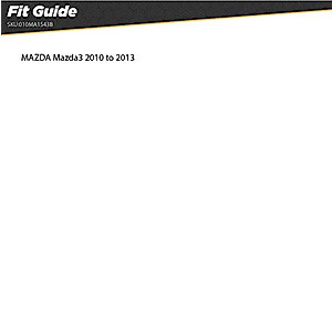 Scosche MA1543B Compatible with 2010-13 Mazda3 ISO Double DIN & DIN+Pocket Dash Kit Black