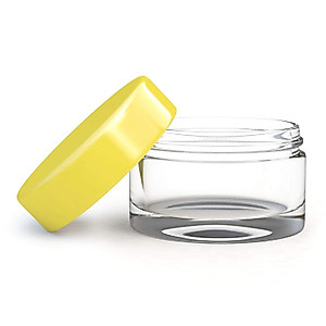 10 ml Tiny Travel Jars with Lids - Travel Cream Jars, Small Containers for Lotion, Cosmetic, Cream, Makeup Sample Containers - Mini Sugar Scrub Containers Body Butter Jars Small Travel Size Containers