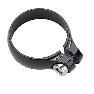 Bicycle Accessories 27.2/30.8/31.6mm Seat Post Lock Mountain Bicycle Seatpost Clamp Tube Clip Aluminum Alloy Ultralight Road Bike Parts Bike Parts (Color : Black, Size : 30.8/31.6mm)