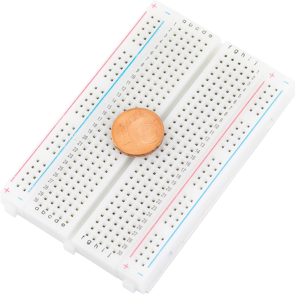risingsaplings 3pcs Breadboard Prototype Board 400 Points Holes Universal Ties breadboard Experiment PCB Small for Arduino Project Raspberry pi DIY Power Rails Easy to use