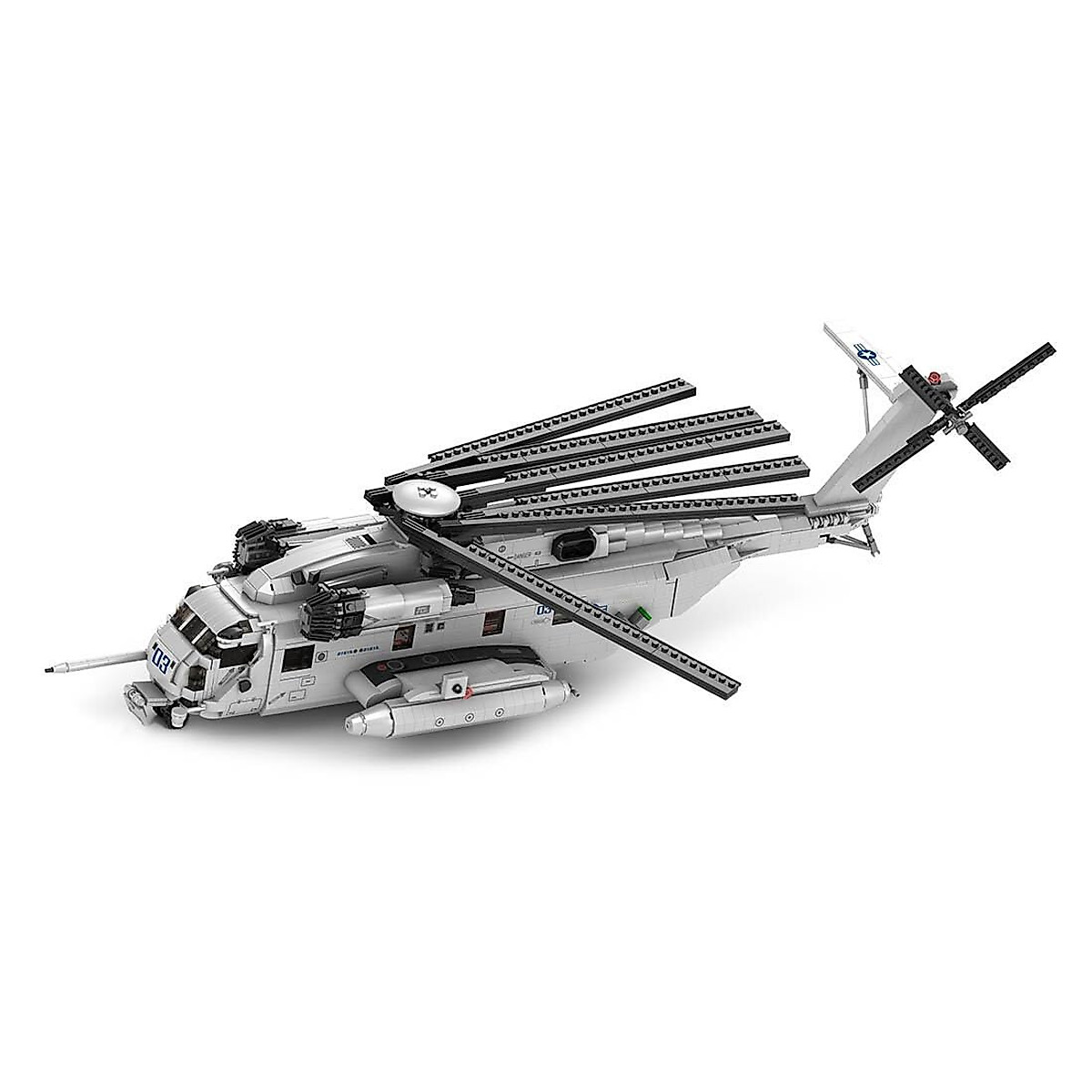 CHUO Military Army Airplane Building Bricks, MOC-127265 CH-53E Super Stallion Military Helicopter Building Blocks, 1/35 MOC Aircraft Model Plane Toy (2192 PCS)