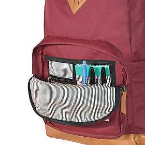 Olympia U.S.A. Element 18" Backpack Backpack, HEATHER GRAY