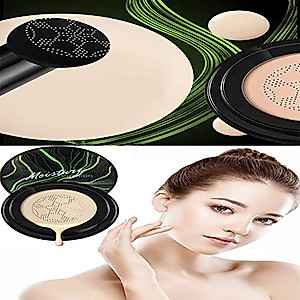 Royu Mushroom Head Foundation, Cushion CC Cream, Moisturizing Concealer (Natural Color)