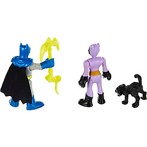 Fisher-Price Imaginext DC Super Friends Batman & Catwoman Figure Set for Preschool Kids Ages 3 to 8 Years