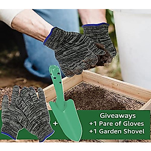 Soil Sifter, Dirt Sifter for Gardening, Compost Sifter, Garden Sieve, Light Wood Sifter for Rocks, Screen Sifter Top Soil/Peat Moss/Worm/Leaves/Loam Soil/Sand,Great Garden Tool for Plants & Vegetables