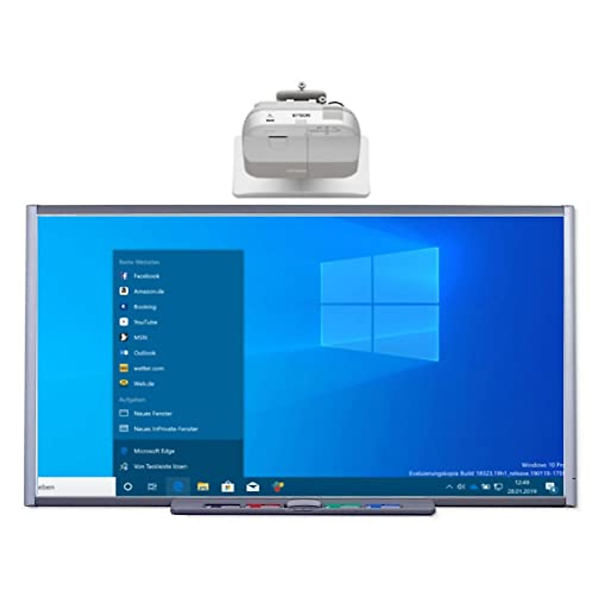 Interactive Super Close Projection System