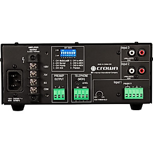 Crown 135MA Three-input, 35-Watt Mixer/Amplifier